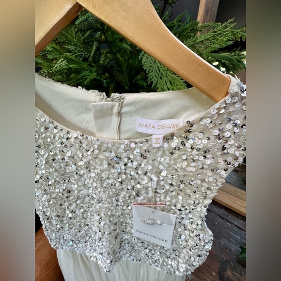 Maya Deluxe | Dresses | Maya Deluxe Sequin Gown Size Nwt | Poshmark